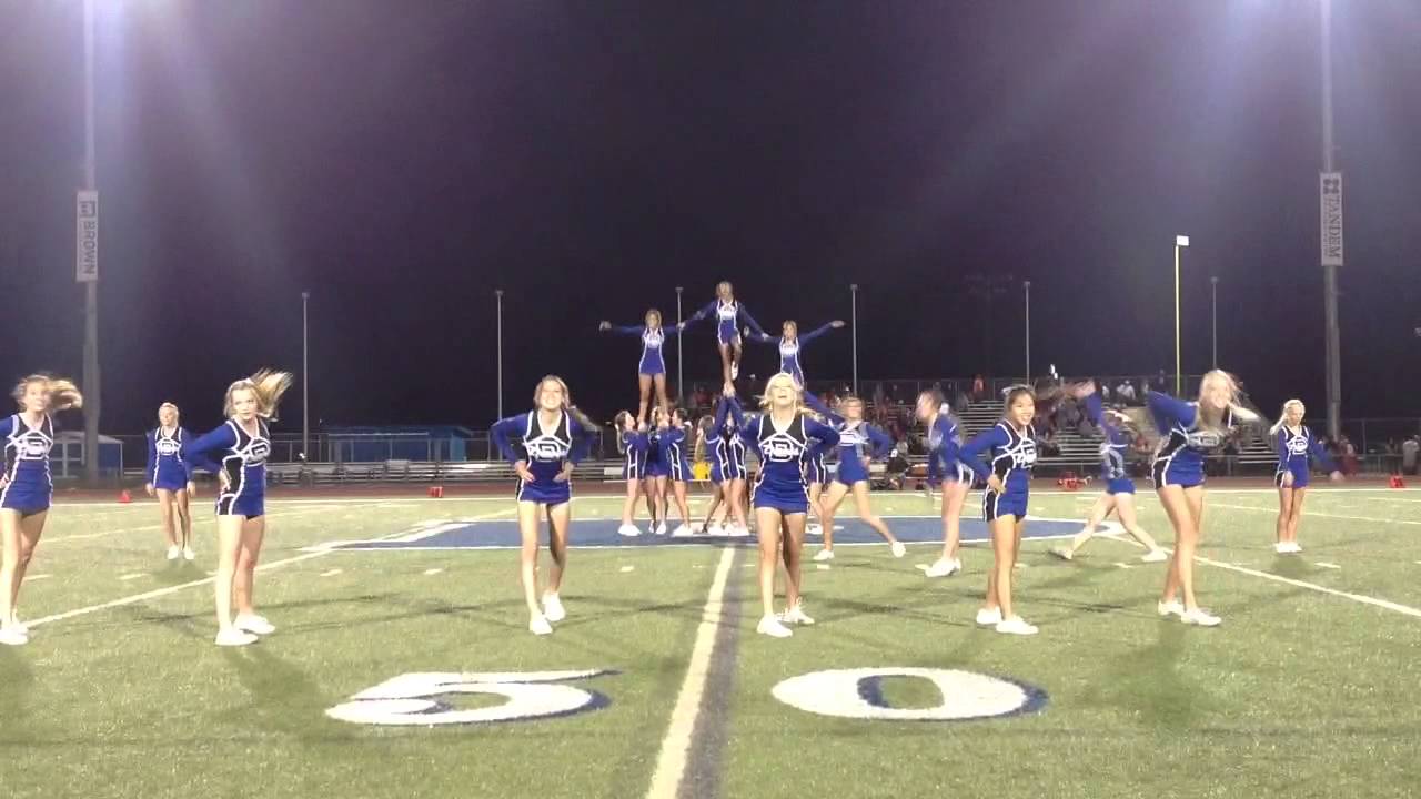 DHS Cheer Halftime Performance Varsity game 9.27.2013 - YouTube