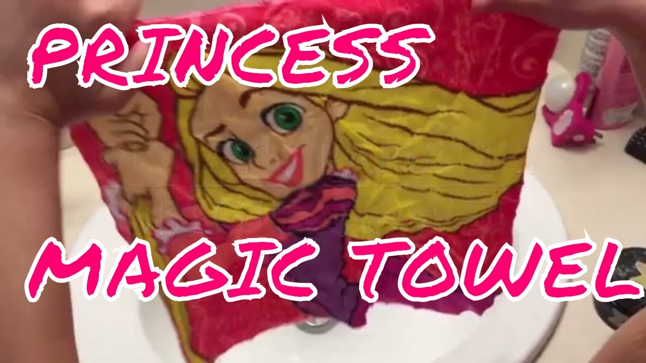 DISNEY'S RAPUNZEL MAGIC TOWEL - YouTube