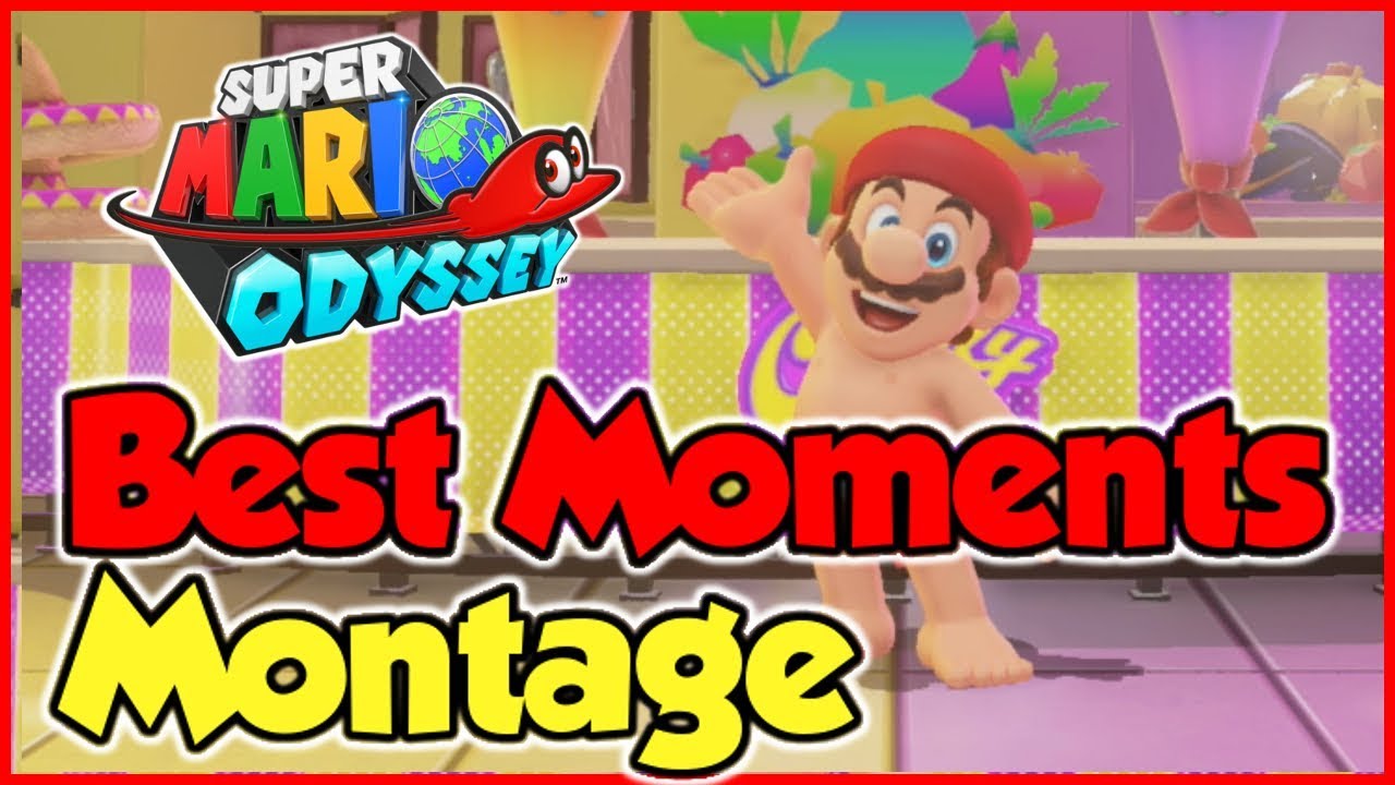 Super Mario Odyssey - BEST/FUNNY MOMENTS MONTAGE - YouTube