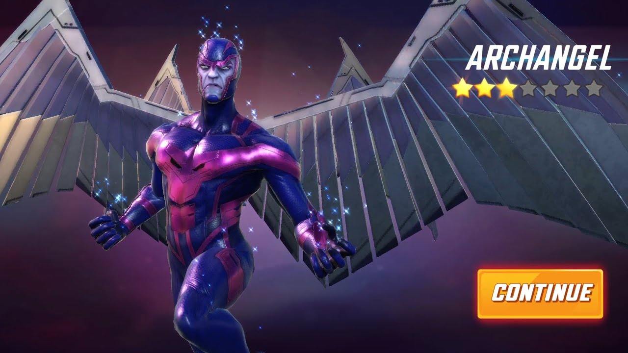 Archangel Unlock and Gameplay - Marvel Strike Force - MSF - YouTube