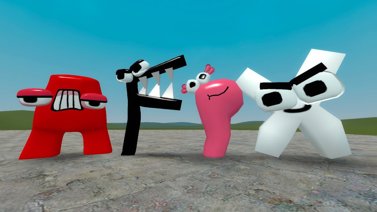 Garry's Mod ALPHABET LORE VS Hulk/Trevor Henderson/Dark Deception ...