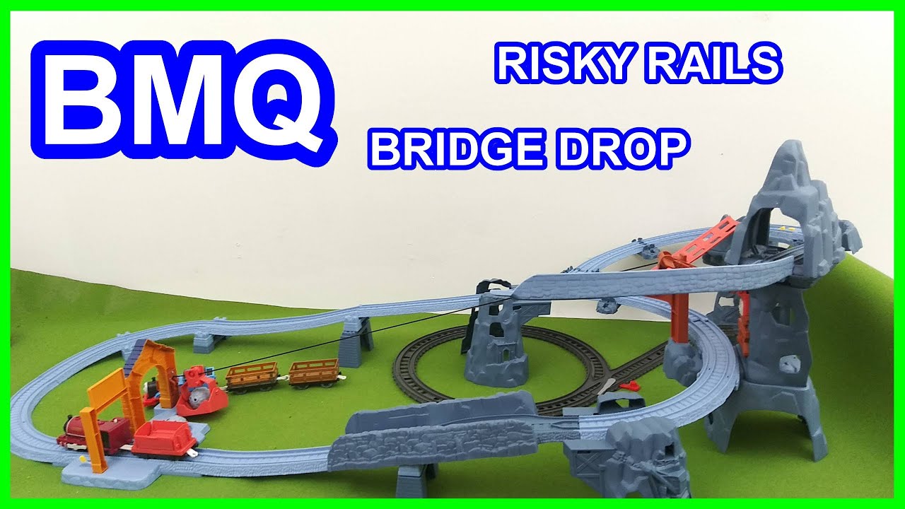 BMQ Rysky Rails Bridge Drop Thomas & friends Trackmaster きかんしゃトーマス Il ...