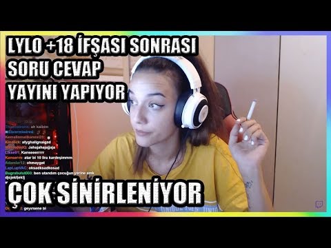LYLO +18 İFŞASI SONRASI YAYIN AÇIYOR ! SORU CEVAP YAPIYOR ÇOK SİNİRLENİYOR