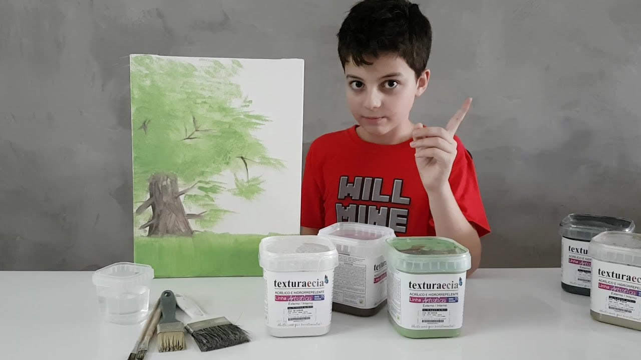 Arte Kids - Pintura em tela com Anthony Ferraz - YouTube