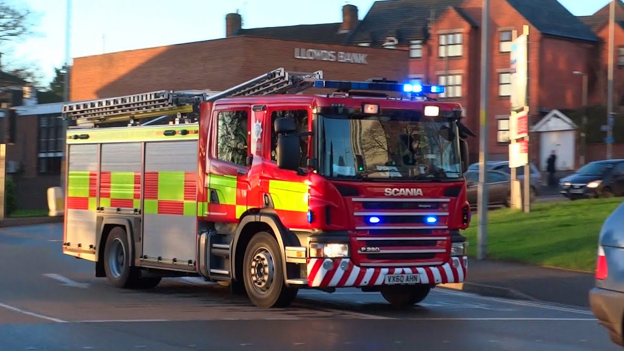 Fire engine responding - Scania P280 Rescue Pump - YouTube