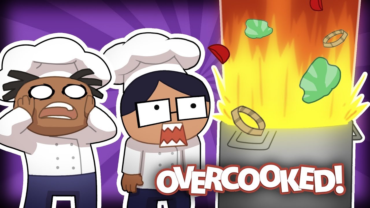 Kitchen Cooking Disaster! | Overcooked E 1 - YouTube