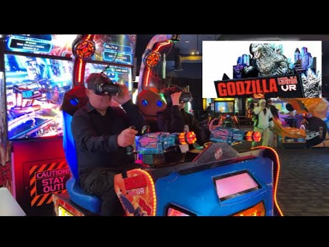 Godzilla VR Arcade Dave & Busters 2024 - YouTube