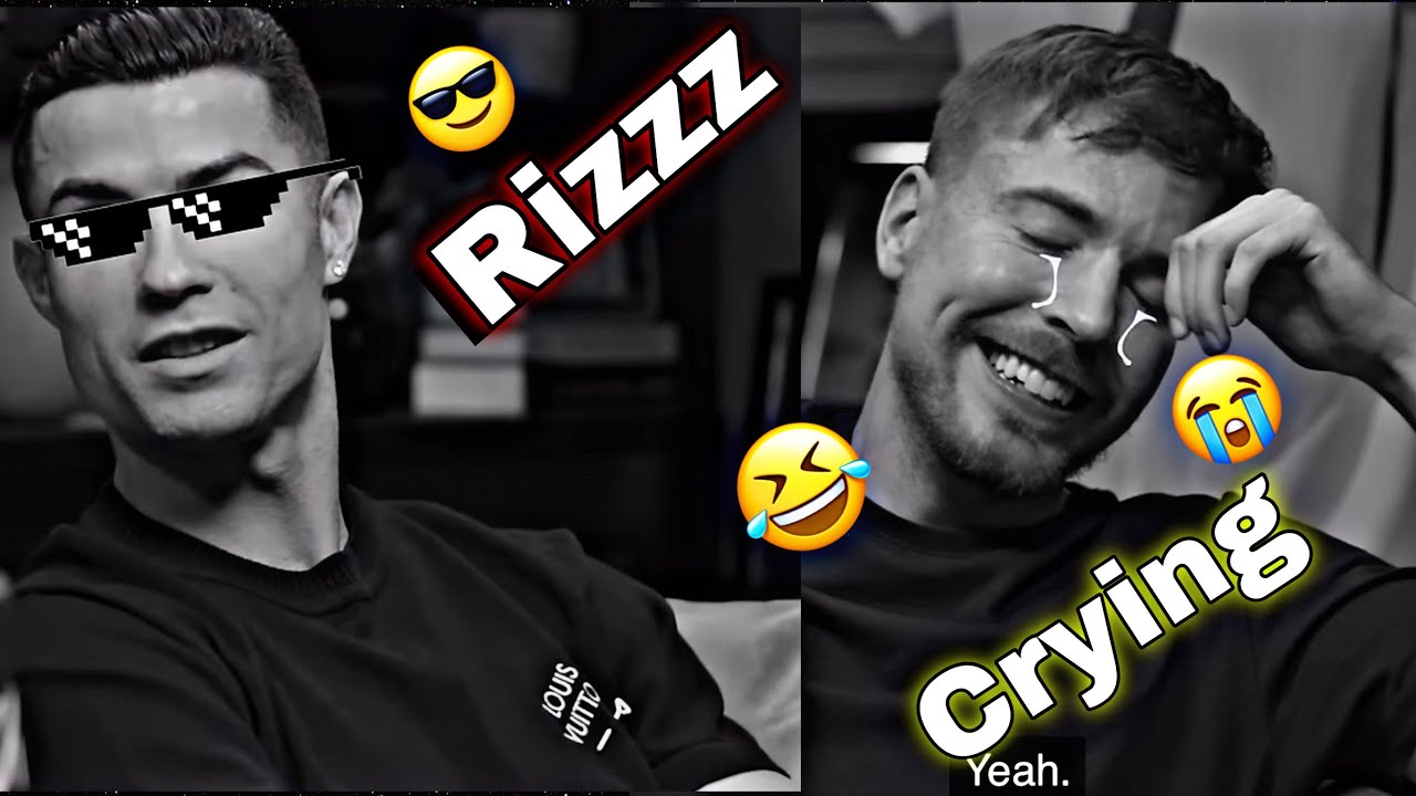 Ronaldo Rizz 😎 Mrbeast Crying 😂 #ronaldo - YouTube