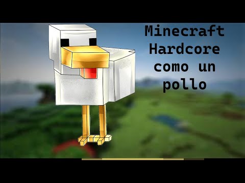 siendo un pollo en minecraft xd - YouTube