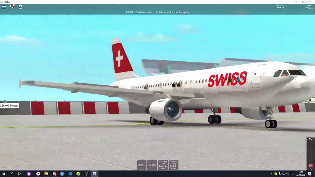 NEW AIRPORT | SWISS AIR. | Airbus A320-200 | ROBLOX - YouTube