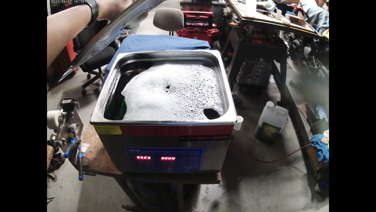 Draining, Cleaning, Refilling an Ultra Sonic Cleaner - YouTube