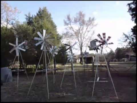 Bicycle Wheel Windmill - YouTube