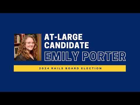 Emily Porter: At-Large Candidate - YouTube