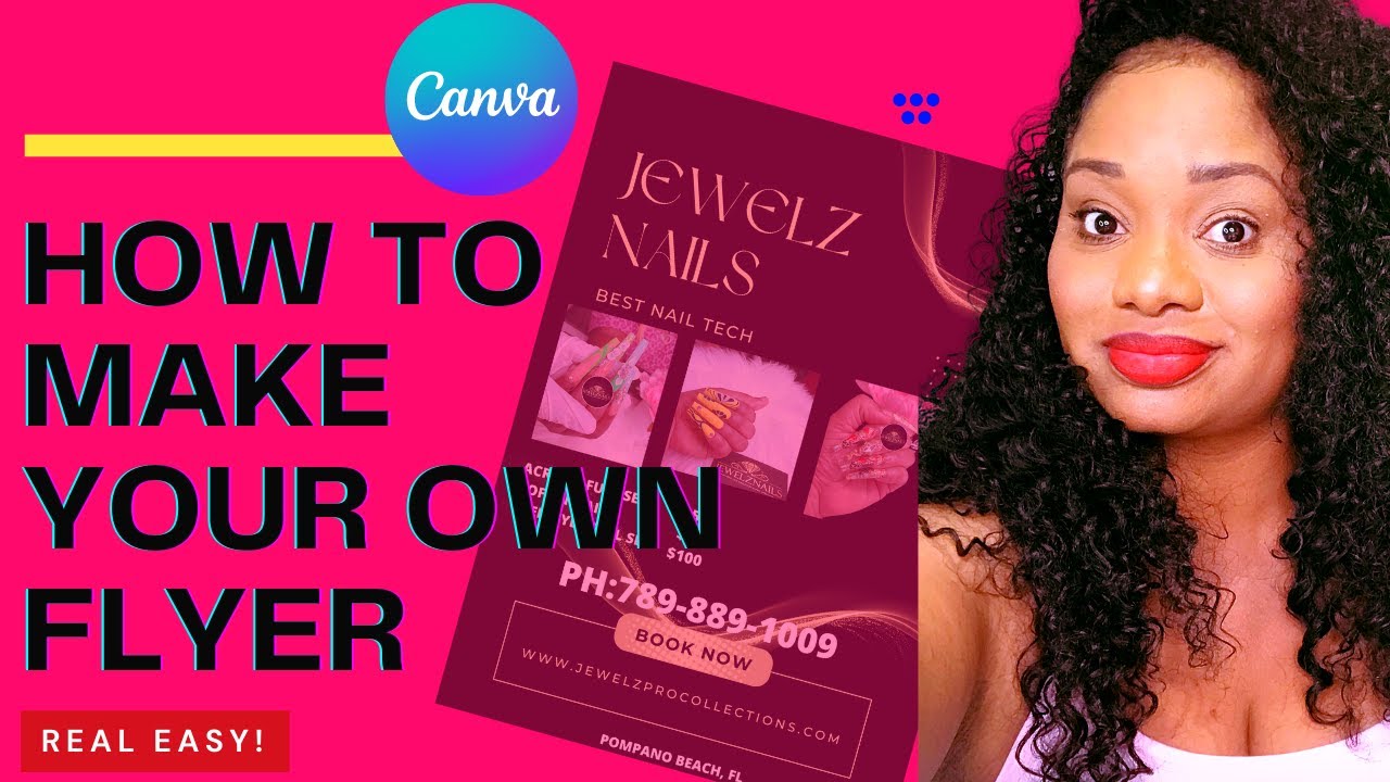 HOW TO MAKE YOUR OWN FLYERS AT HOME BY USING CANVA/AND PRINT - YouTube