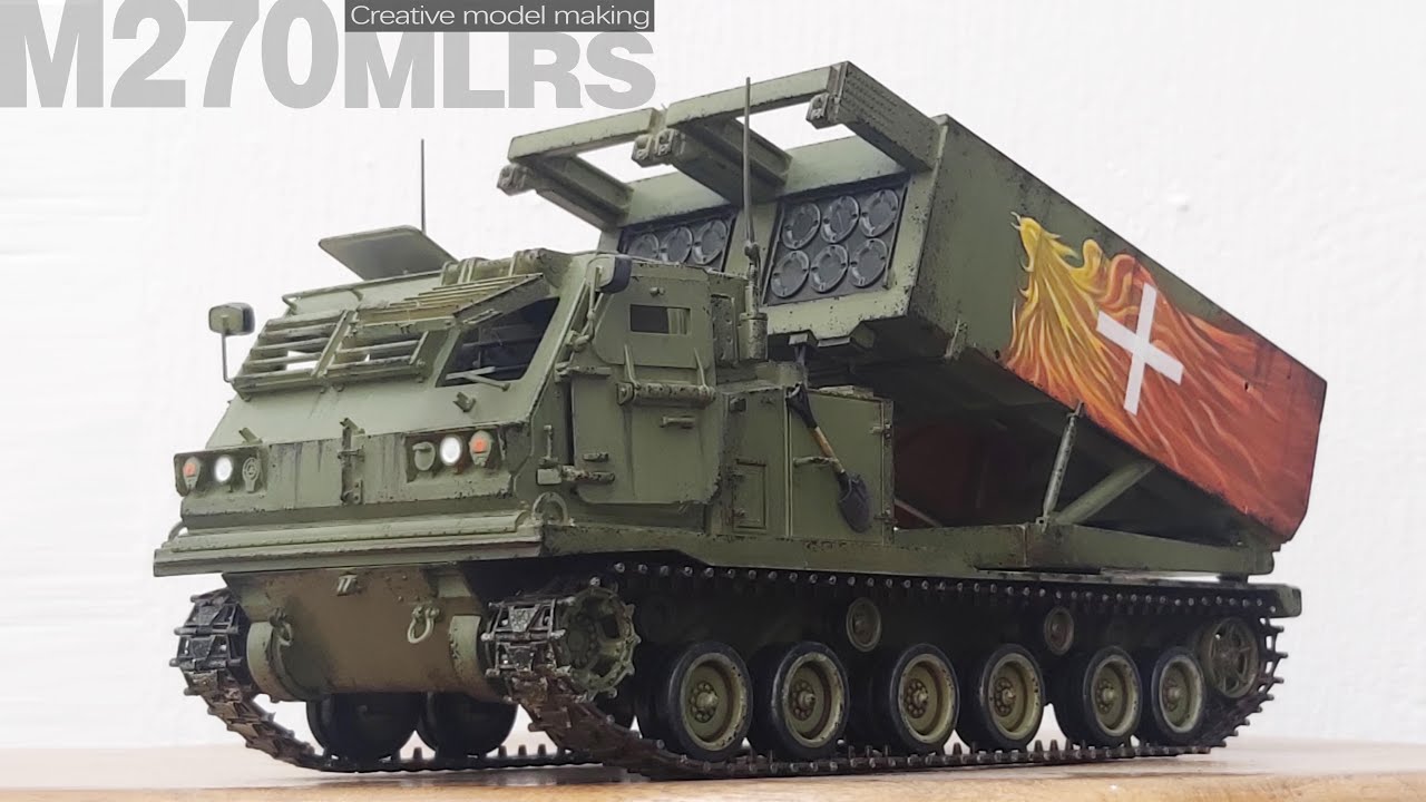 M270 Multiple Launch Rocket System 1/35 Tank Models - YouTube