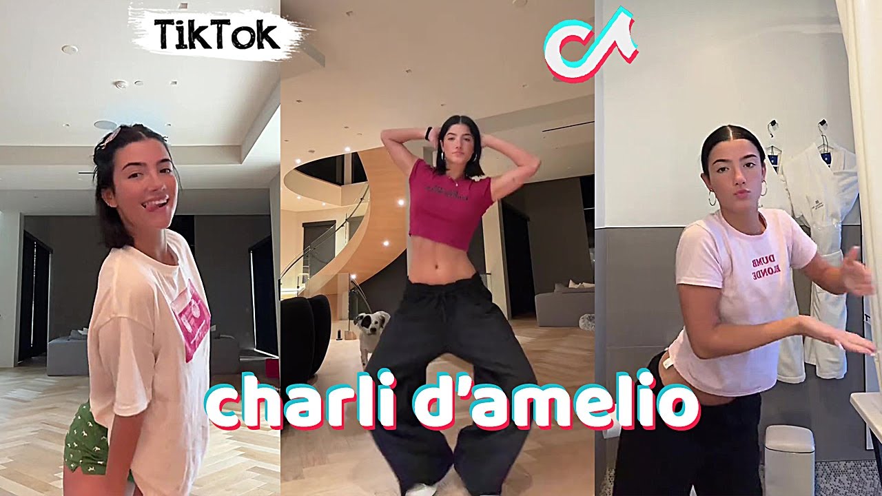 Charli D’amelio New TikTok Dances Compilation 2024 - YouTube