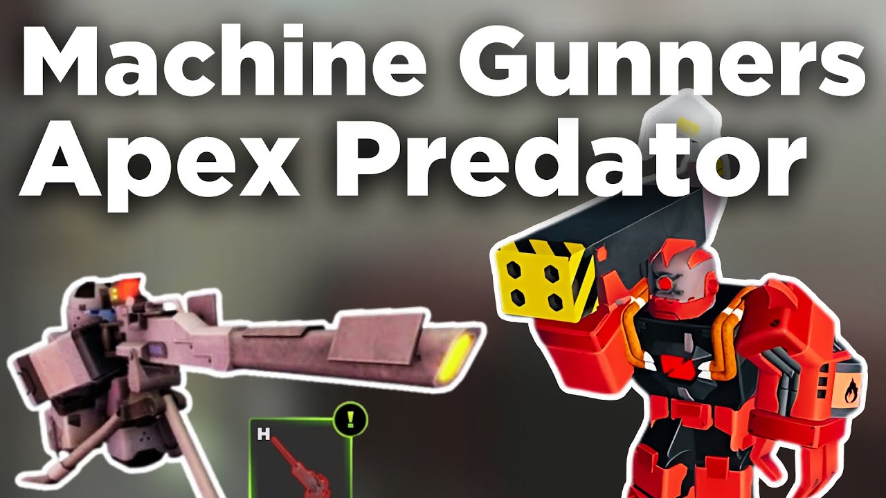 Machine Gunners VS APEX PREDATOR (Endless Wave 70) Supports Used ...