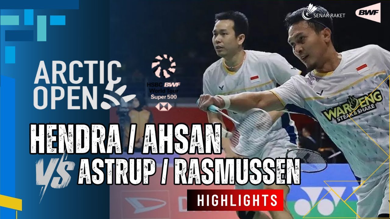 HENDRA Setiawan/M. AHSAN (INA) vs KIM ASTRUP/ RASMUSSEN (DEN) | R16 ...