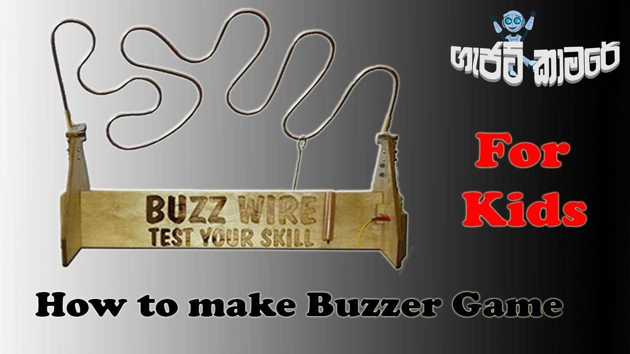 How To Make Buzzer Game For Kids.(සිංහල) - YouTube