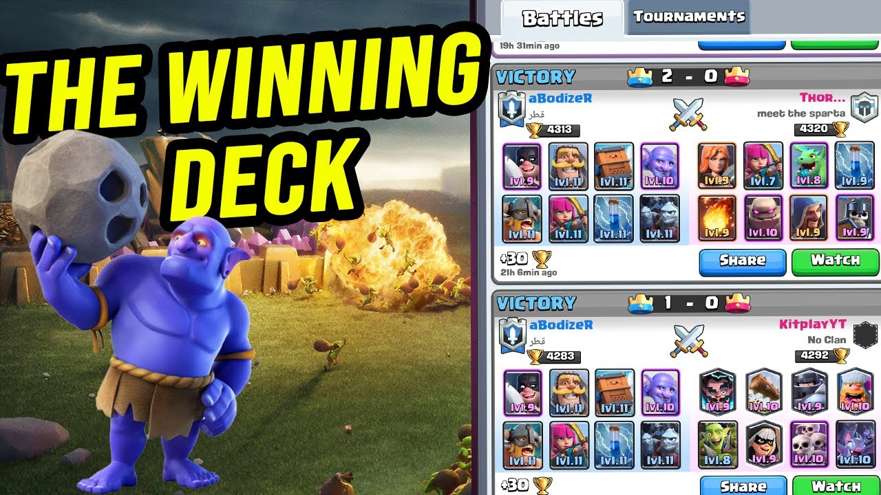 How to Always Win in Clash Royale - This Deck Will Let You Win! - YouTube