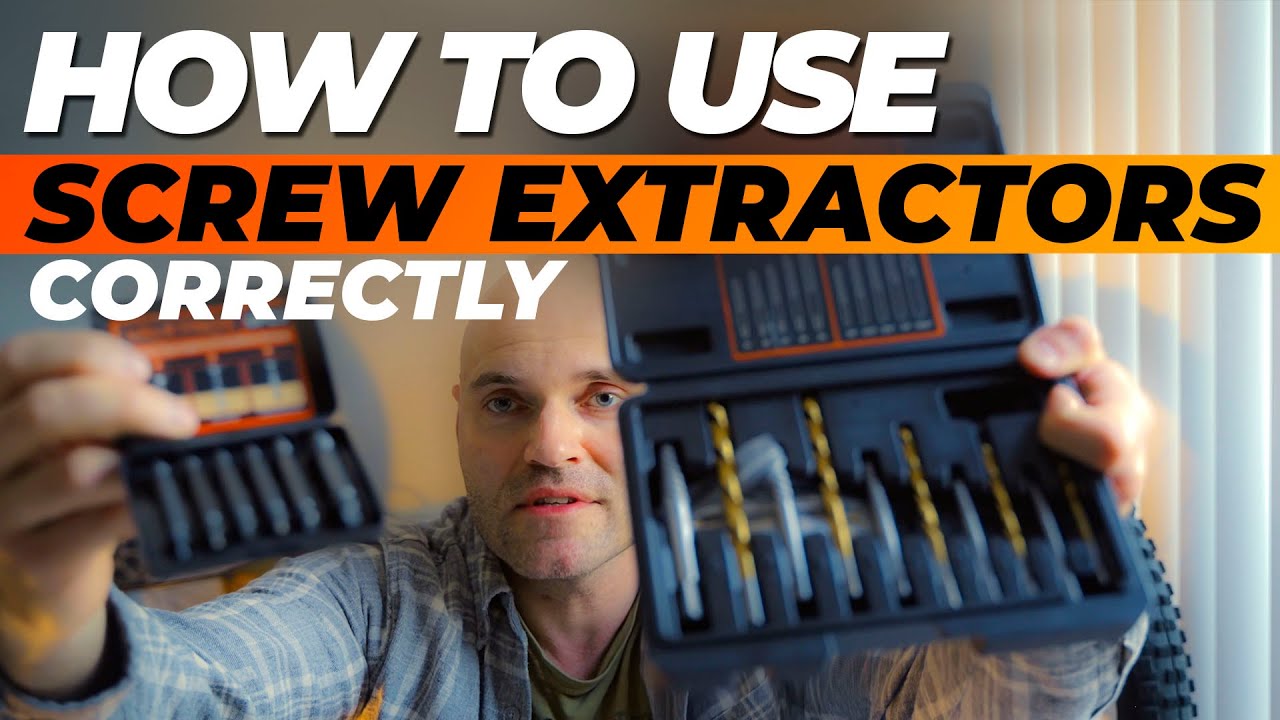 How to use a Screw Extractors / Remove Stripped Screws and Broken Bolts ...