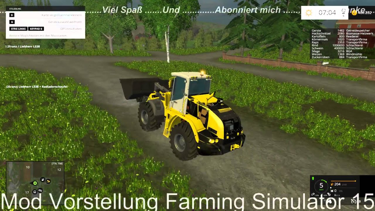 Mod Vorstellung Farming Simulator 15: Caterpillar V 1.0 - YouTube