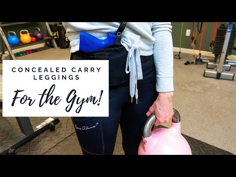 Concealed Carry Leggings For the Gym - Dene Adams Phantom 2