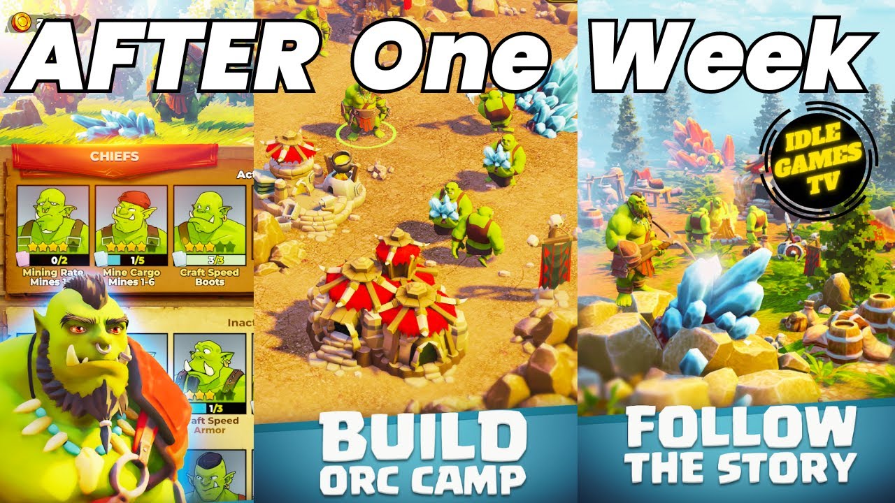 1 Week Of Orecraft: Orc Mining Camp Game Guide And Tips - YouTube