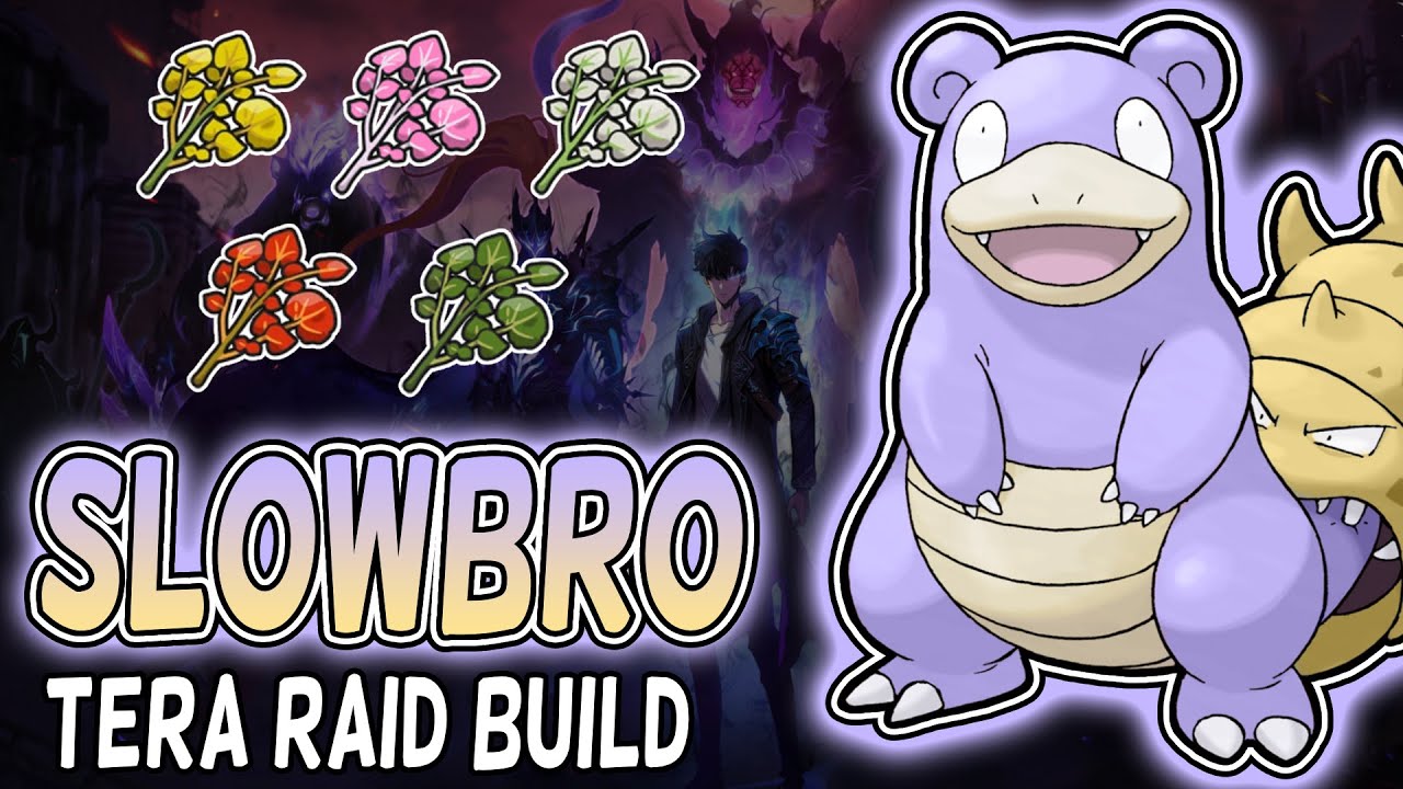 BEST Slowbro (water) Build For Raids In Pokemon Scarlet And Violet ...