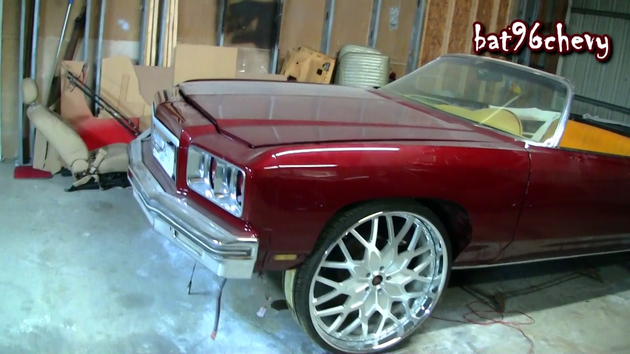 STITCHED BY SLICK: '75 Caprice Donk on 28" Forgiatos, New School ...