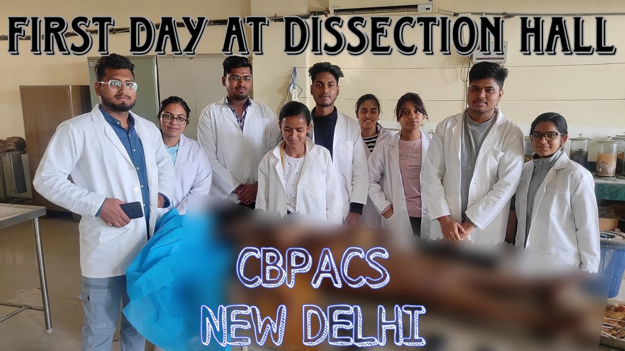 first day at dissection hall || CBPACS || anatomy lab || medical ...