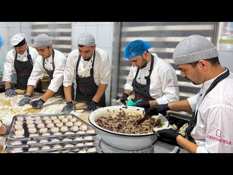 CHORBAXOSA! 7,000 Manti a Day?!😲 Inside the Busiest Dumpling Shop. Uzbekistan’s Legendary Manti Shop