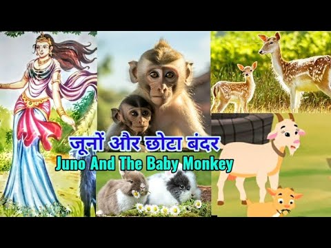 जूनो और छोटा बंदर || Juno and the baby monkey - YouTube