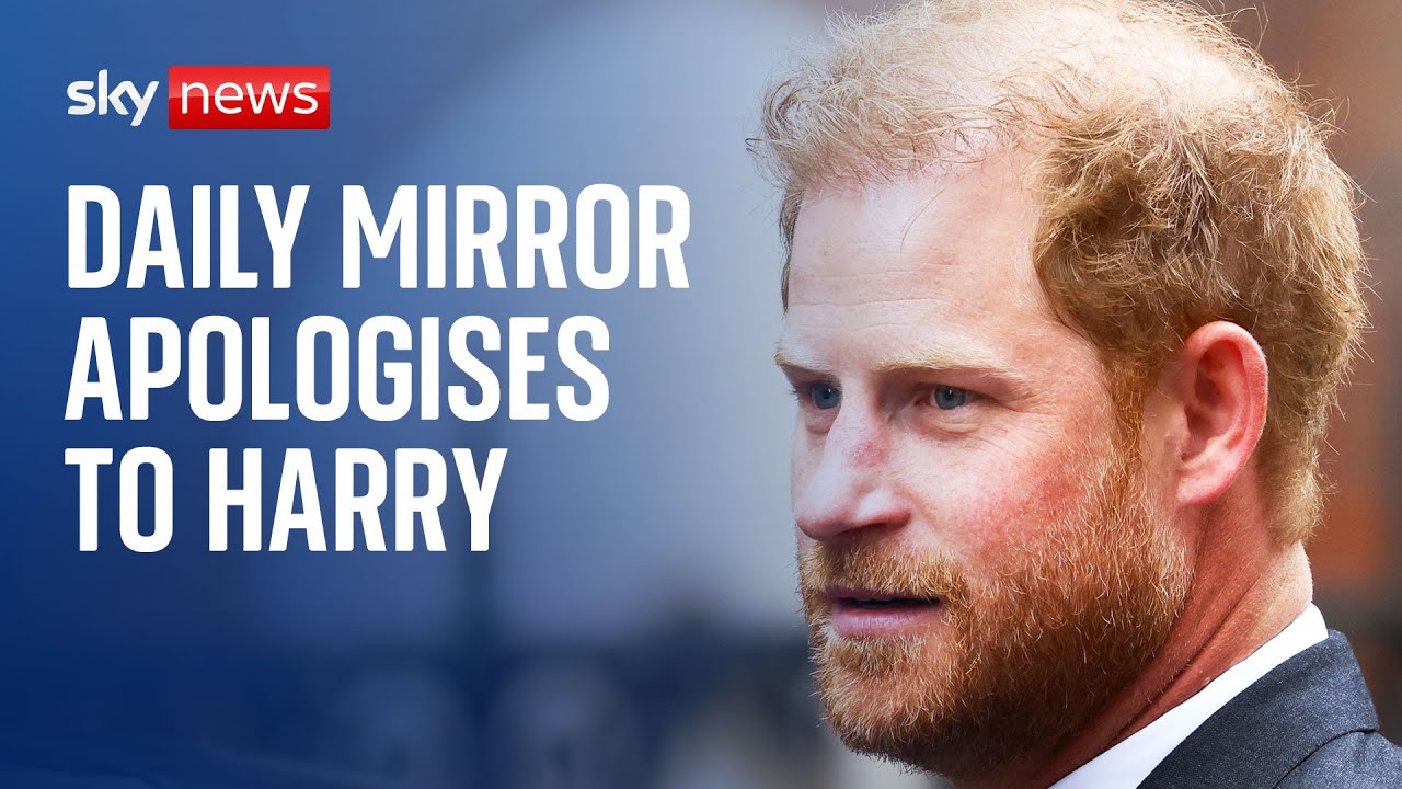 Prince Harry Trial: Daily Mirror publisher apologises for unlawful ...
