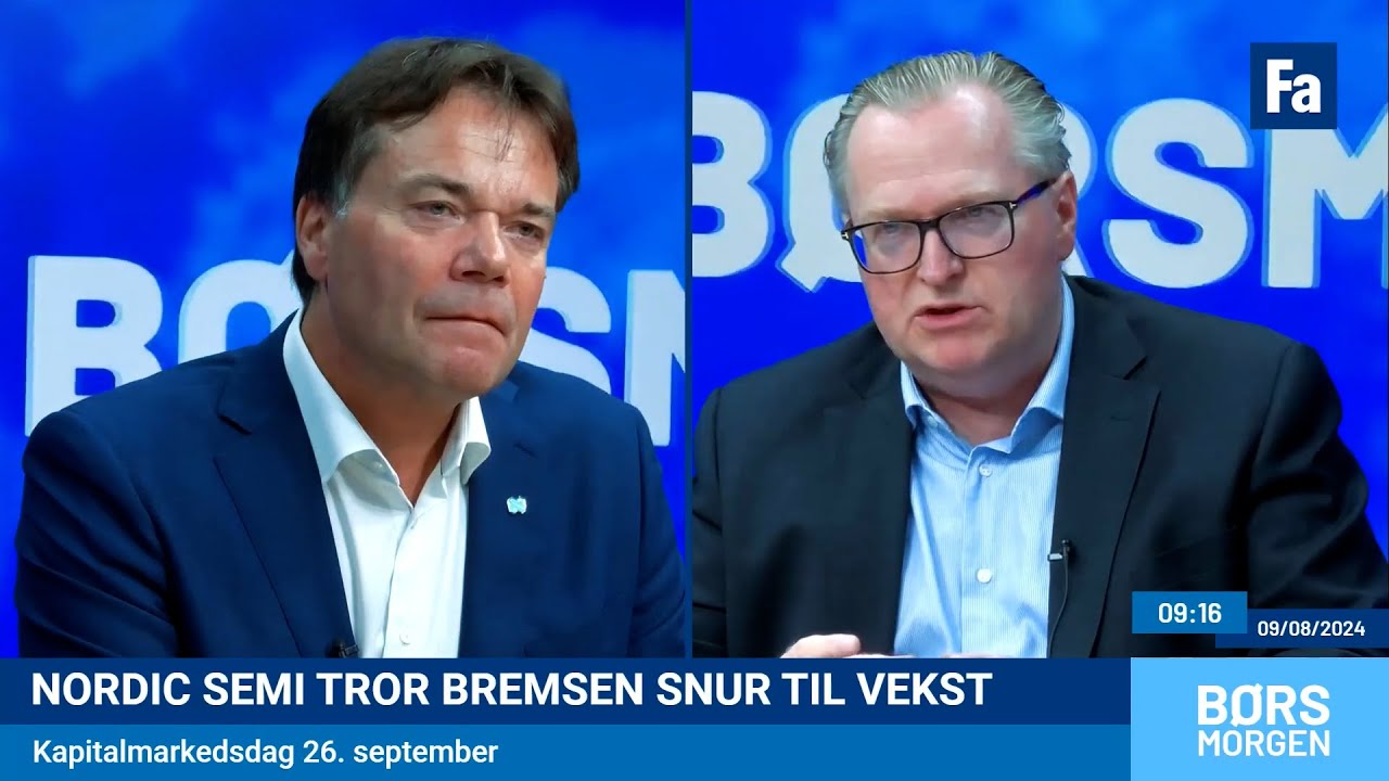 Selvaag-sjefen vil ikke selge på billigsalg og Nordic Semi-sjefen lover ...