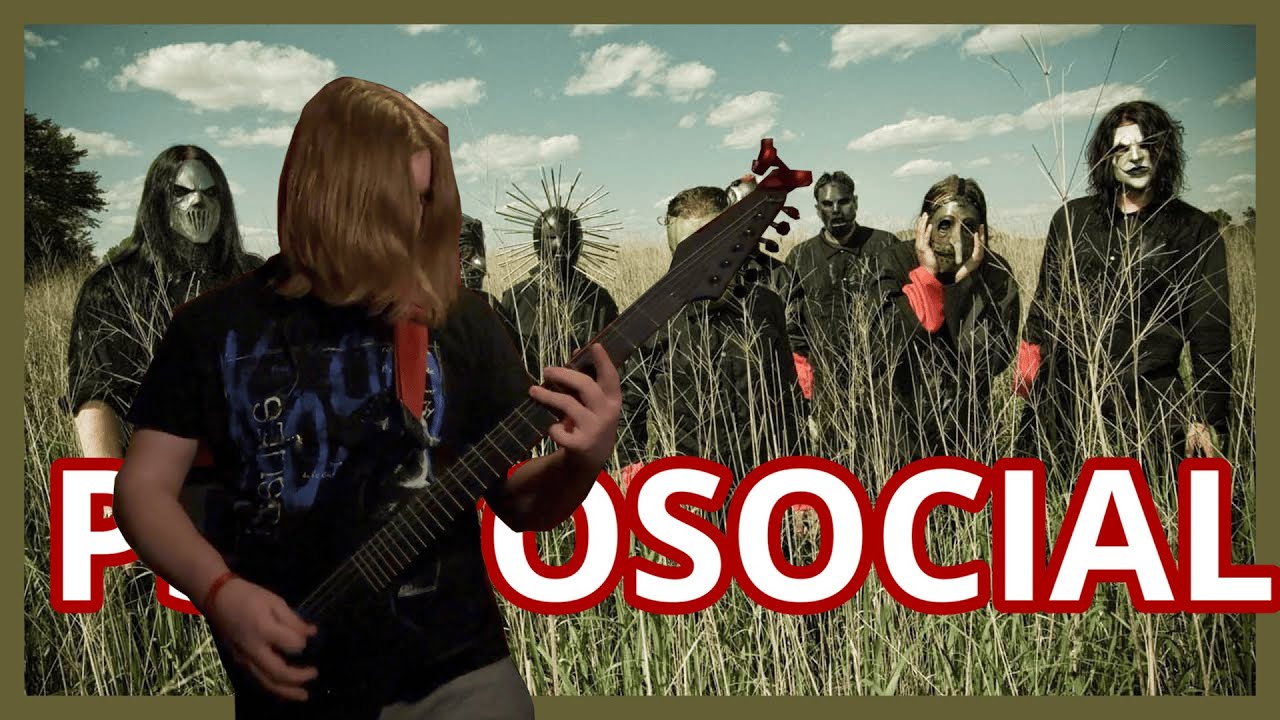 slipknot psychosocial guitar "cover" - YouTube