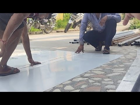 Asian White Colour Sheet💐Tata Durashine bluescope steel🔥2023 - YouTube
