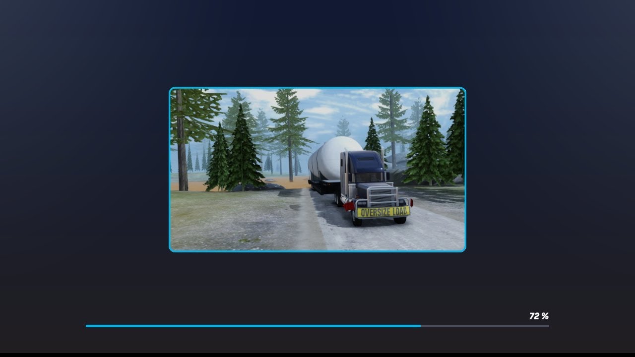 Llevando la mercancía en el camión un trayecto difícil pero no ...