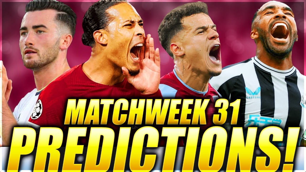 The Prem Predictions Show Week 31 with @VillaVibes26 - YouTube