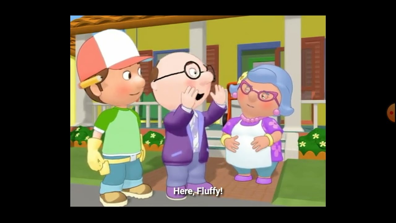 Handy Manny - Fluffy Wants to Play and Chasing Rusty - YouTube