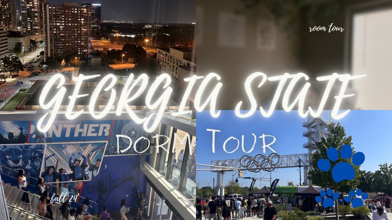 georgia state move-in day + dorm tour| justsuntrell - YouTube