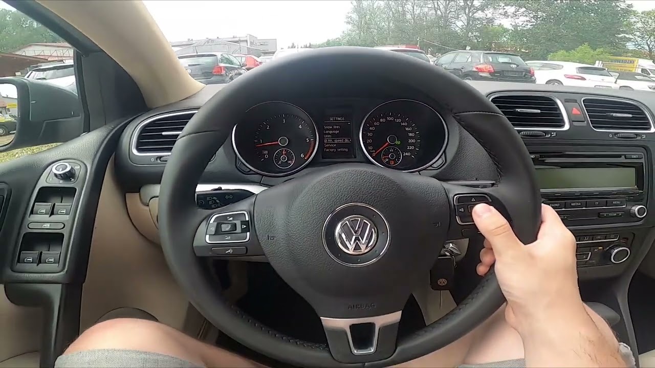 How to Enable or Disable Digital MPH Speedometer in Volkswagen Golf VI ...