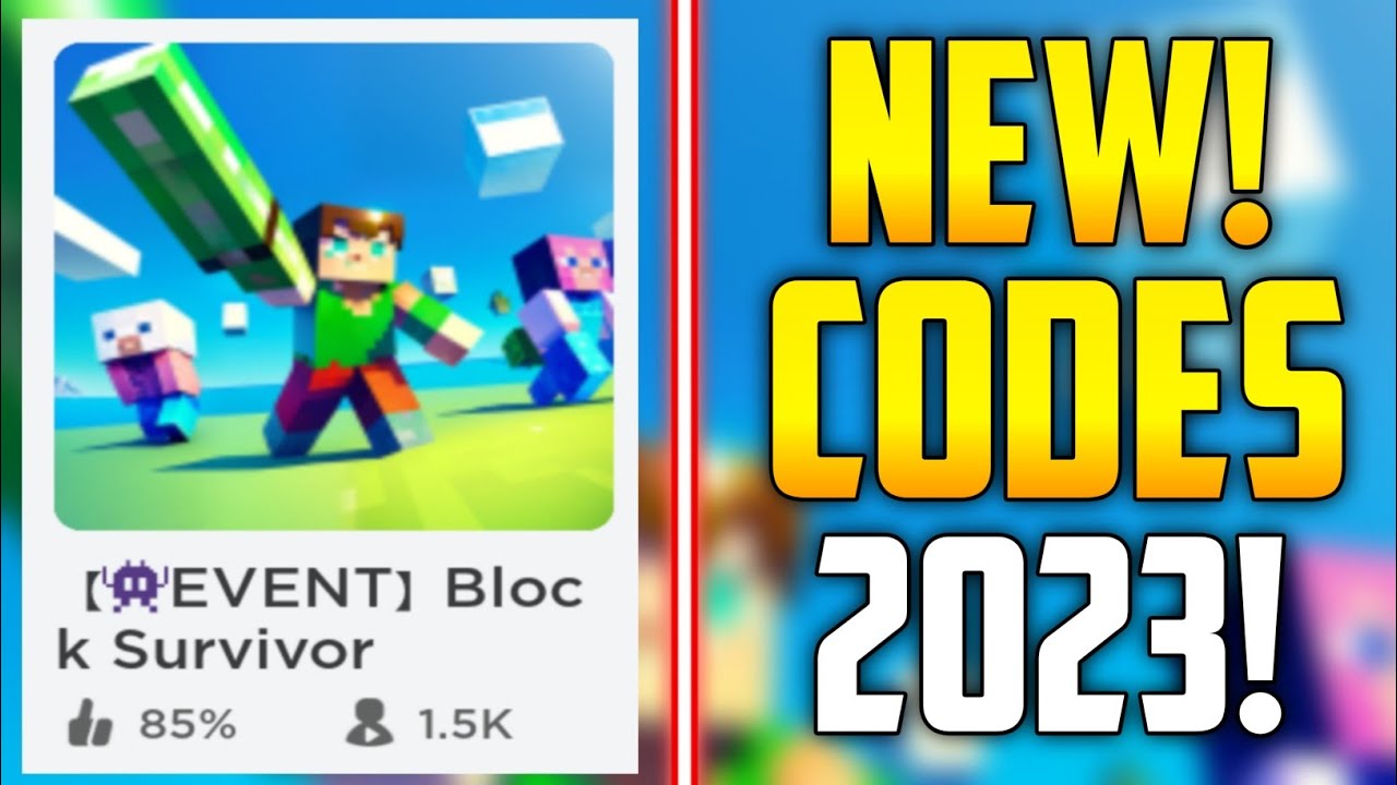 FUTURE CODES! | *New* Roblox Block Survivor Codes 2023! (EVENT) - YouTube