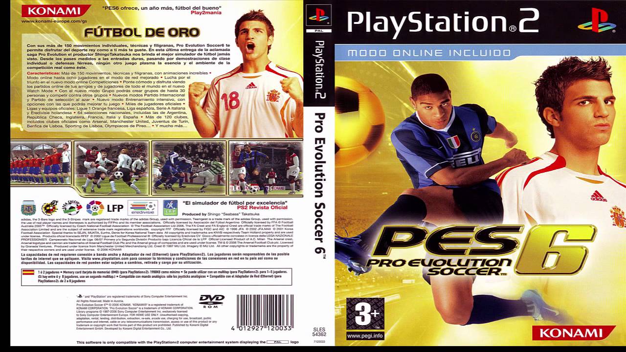 Pro Evolution Soccer 6 - Face 2 Face (Master League Soundtrack) - YouTube