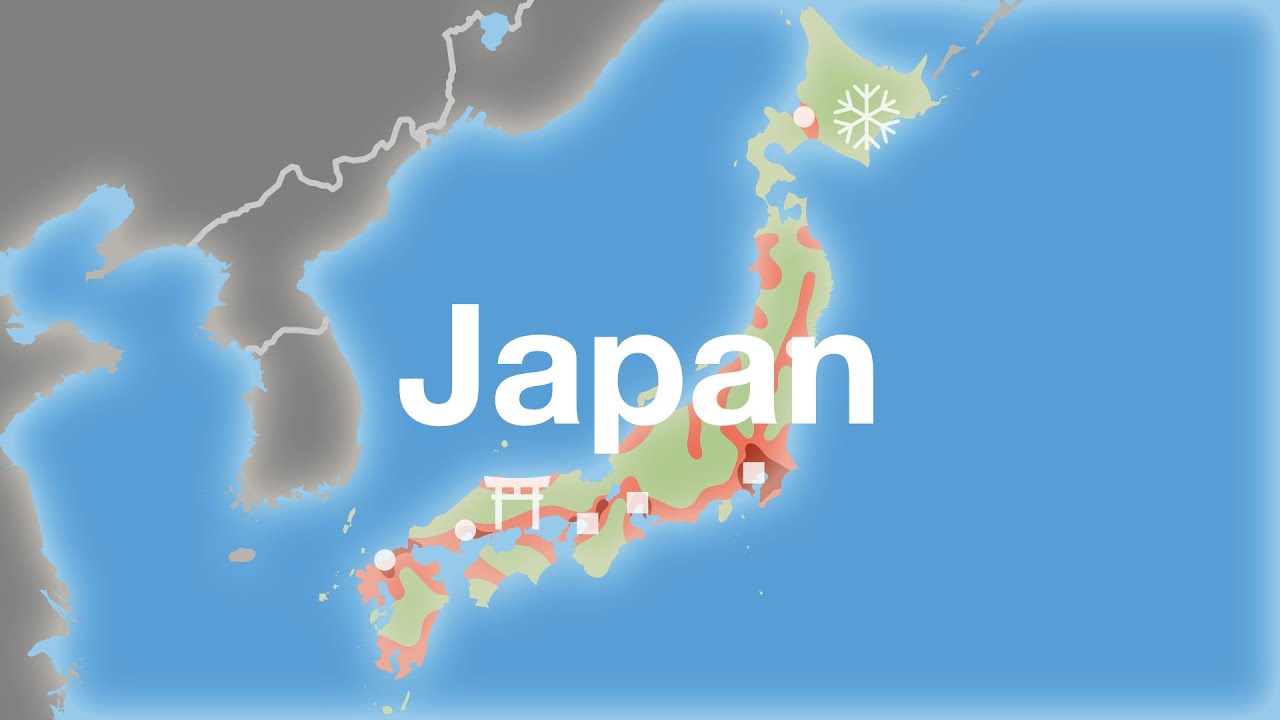 Japan - Geography, climate & population - YouTube