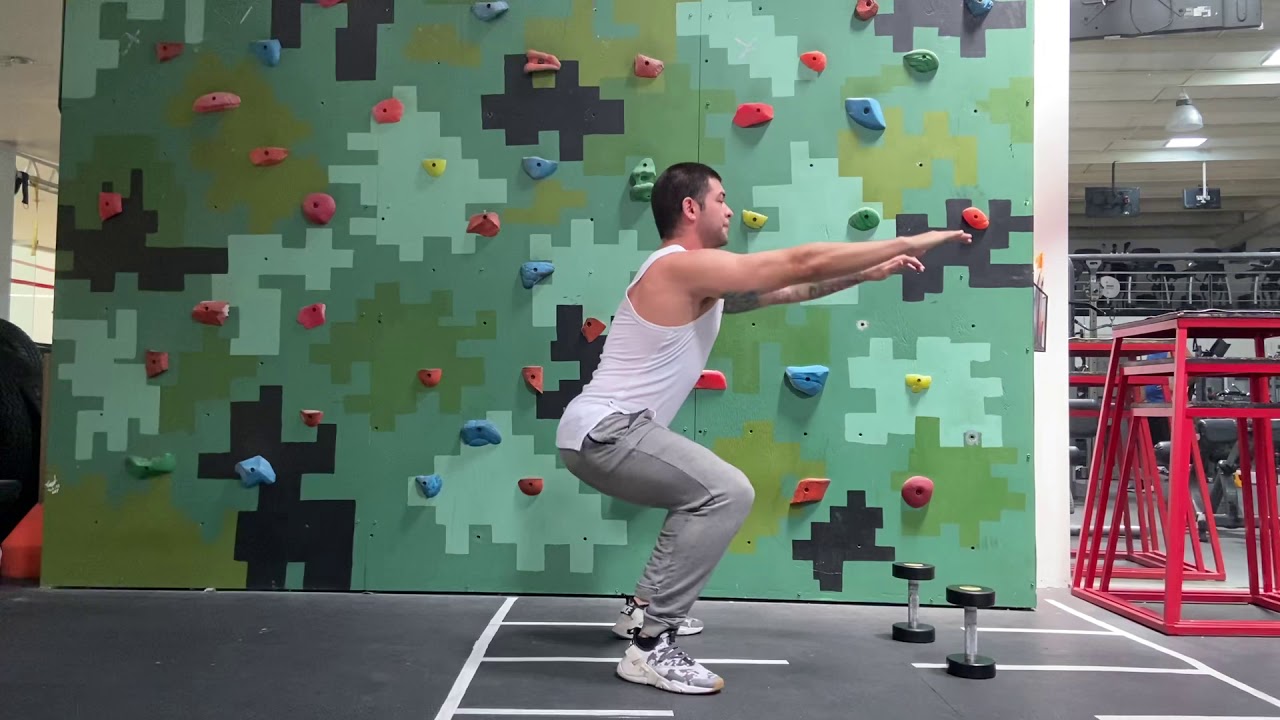 Sentadilla media - YouTube