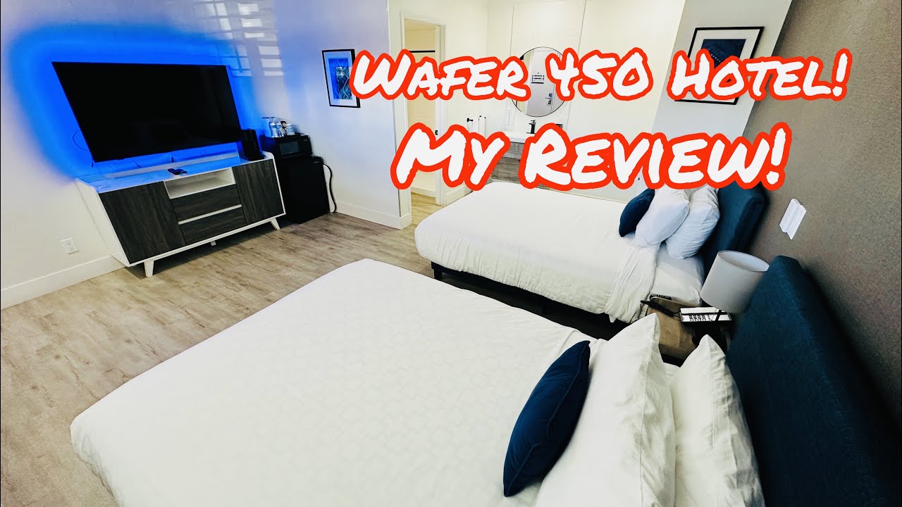 Wafer 450 Hotel - FULL TOUR - EXPERIENCE & MY REVIEW! Santa Clara ...