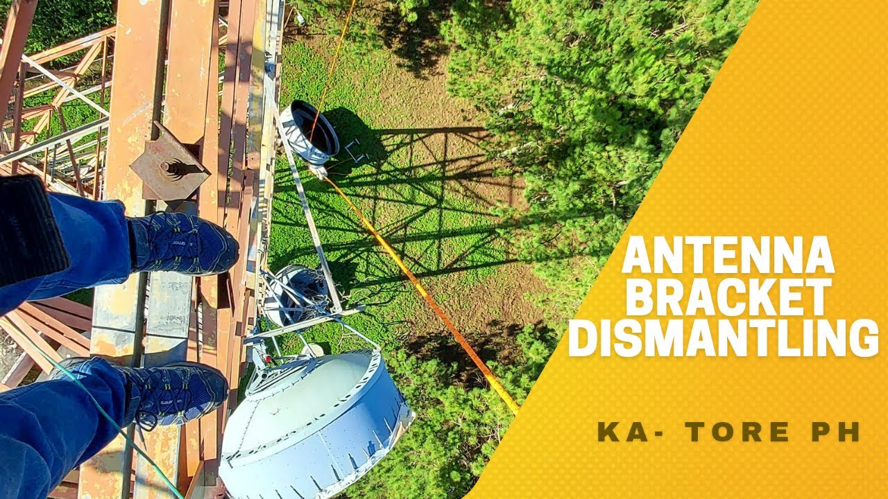 How to Dismantle Antenna Mounting Bracket in Cell Towers | Ka-Tore PH ...