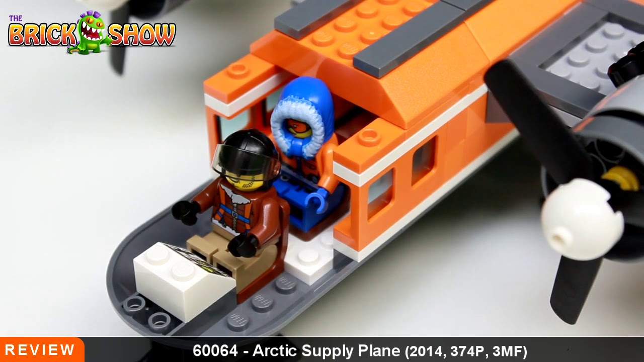 (BRICK SHOW) LEGO City Arctic Supply Plane Revew 60064 - YouTube