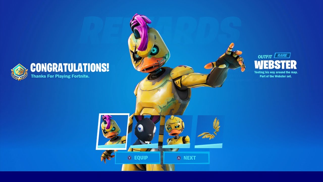 How To Get Webster Skin FREE In Fortnite! Unlock Tactical Quaxes ...